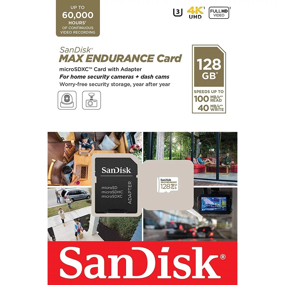 SanDisk MAX Endurance 128 GB micro SDXC memóriakártya