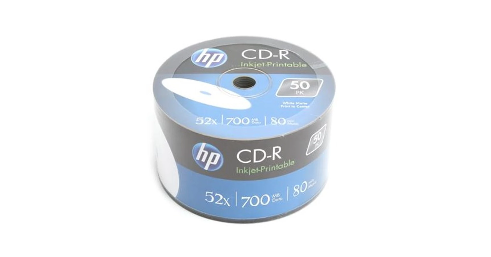 HP CD-R 52X FULL NYOMTATHATÓ SHRINK (50)