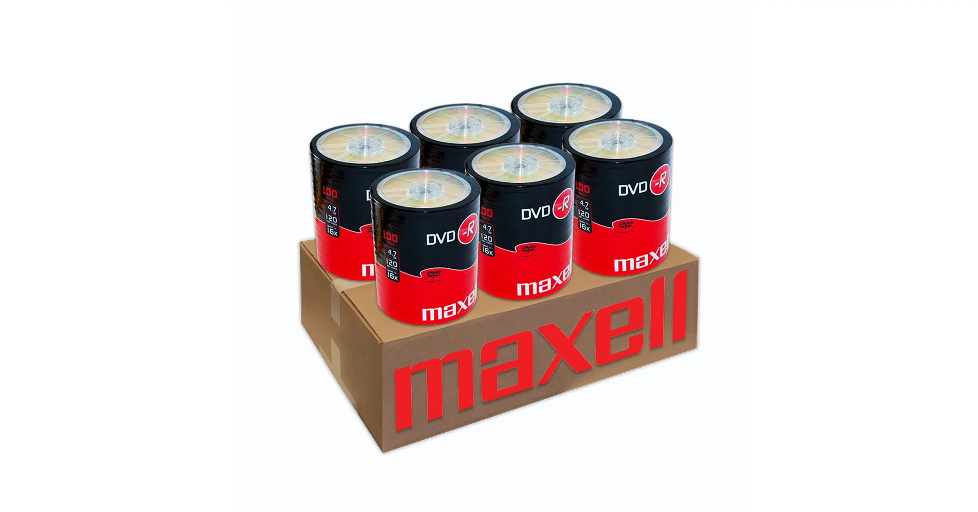MAXELL DVD-R 16X 6 X SHRINK (100) XXLDVD CSOMAG