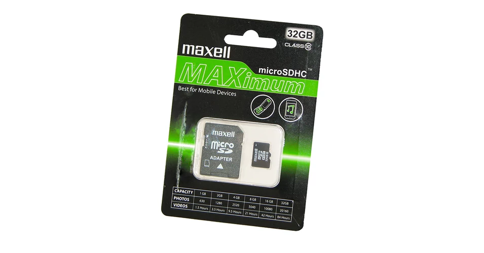 MAXELL MAXIMUM MICRO SDHC 32GB + ADAPTER CLASS 10 - MEDIAPLAZA.EU ...